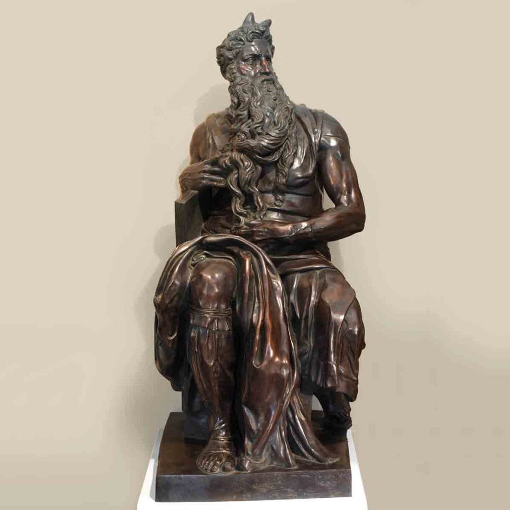 Michelangelo’s Sculpture Moses Bronze Statue - salestatue