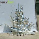 Outdoor Metal Water Splash Sculpture - salestatue